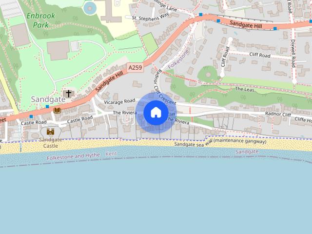 Beach Marine, The Riviera, Sandgate, Folkestone, Kent, CT20