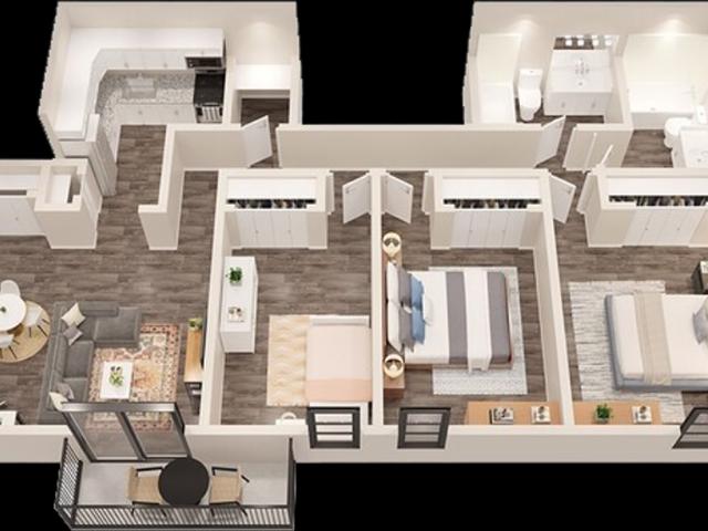 Beacon 303 2 Bedroom Apartment for Rent at 303 Effingham St, Portsmouth, VA 23704