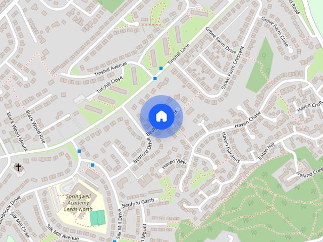 Bedford Gardens, Leeds, West Yorkshire, UK, LS16