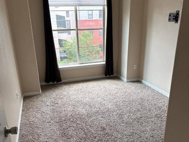 Bedroom with closet, full bath
