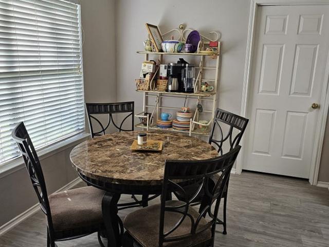 Bedroom with walk in closet