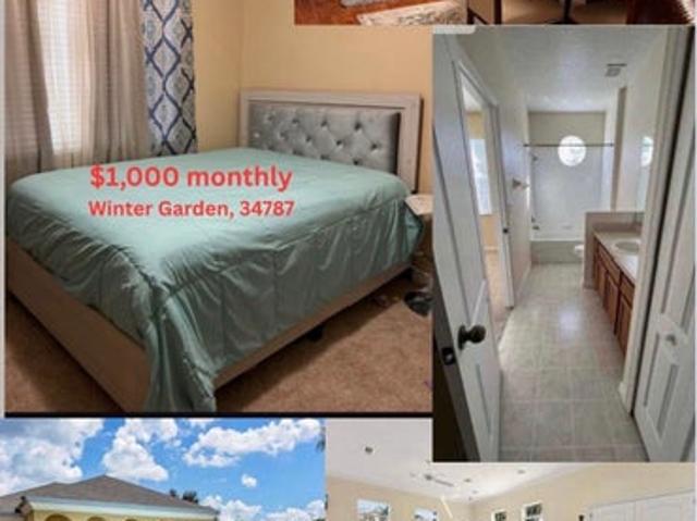 Bedroom w/share bathroom