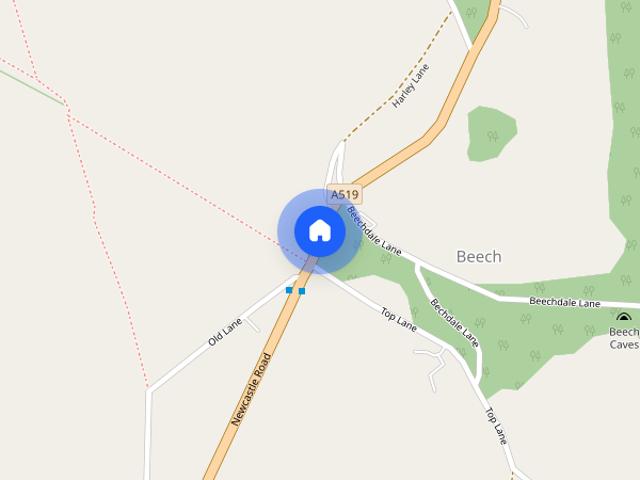 Beech Cliff Lane, Beech, Near Trentham, Stoke On Trent, Staffordshire, ST4