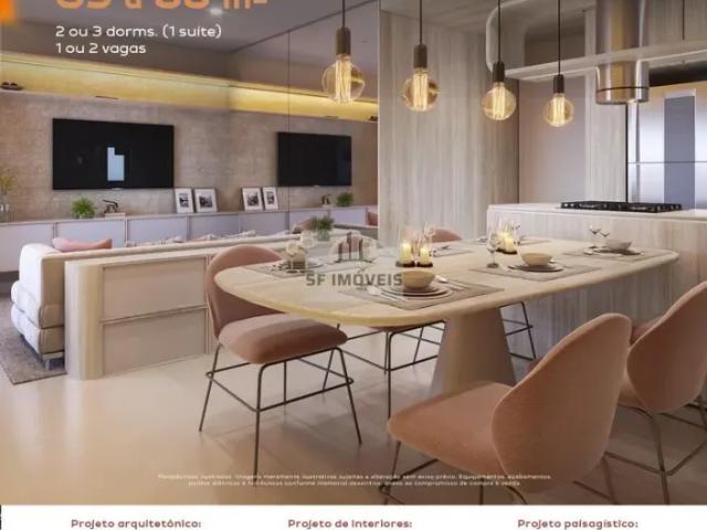 Belíssimo apartamento de 65,7m², 2 dormitórios, 1suíte, edifício Pátio São Paulo