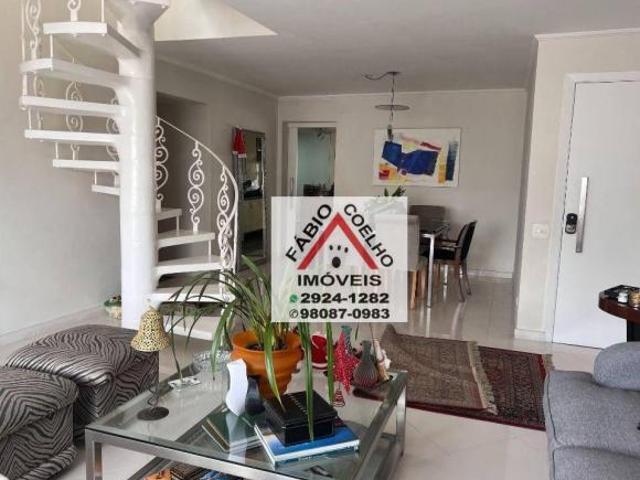 Bela cobertura duplex com 4 dormitórios à venda, 340 m² por R$ 2.872.000 Brooklin São Paulo/SP