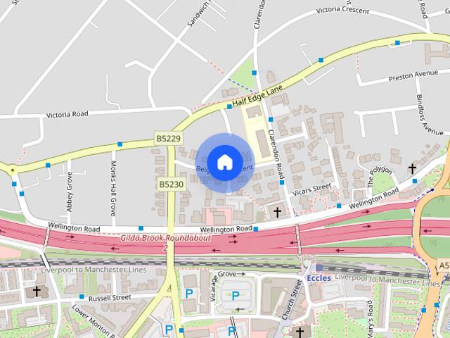 Belgrave Crescent, Eccles, Manchester, Greater Manchester, M30