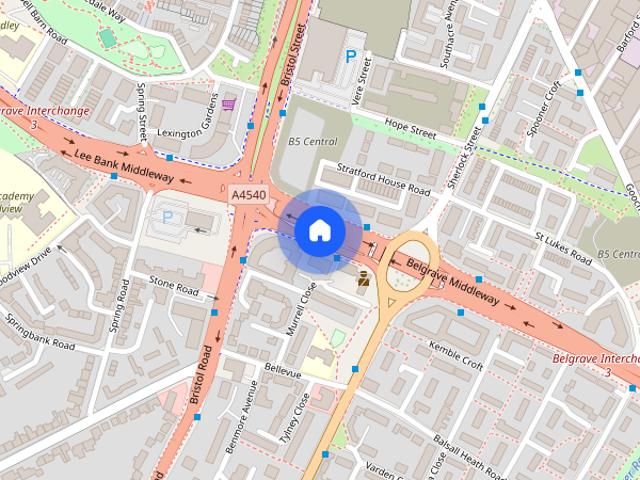 Belgrave Middleway, Birmingham, B5
