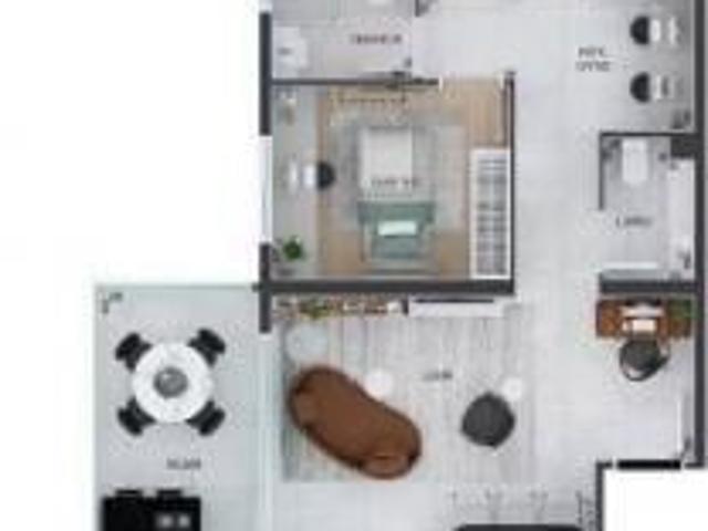 Belissimo Apart. no bairro Agua Verde 3 quartos 2vg 129 m²