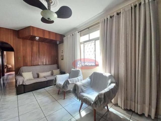 Belíssimo Apartamento de Frente, 3 Quartos, com Garagem Fechada, à Venda no Marapé – Santos/SP