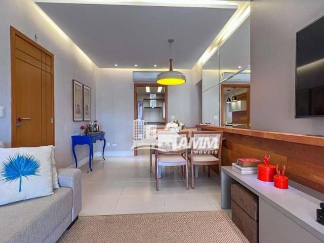 BELÍSSIMO APARTAMENTO, DECORADO, 3 SUÍTES, SACADO GOURMET, VISTA PARA O MAR