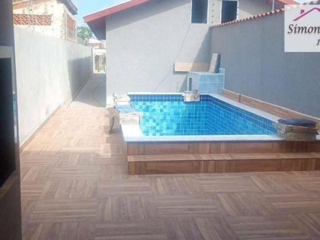 Belíssima Casa Nova com psicina, 3 dormitórios à venda, por R$ 490.000 Balneario Raul Cury Itanh