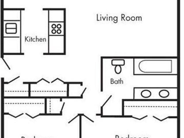 Belleville 1 Bedroom Apartment for Rent at 6709 S 73rd Street Cir, Ralston, NE 68127