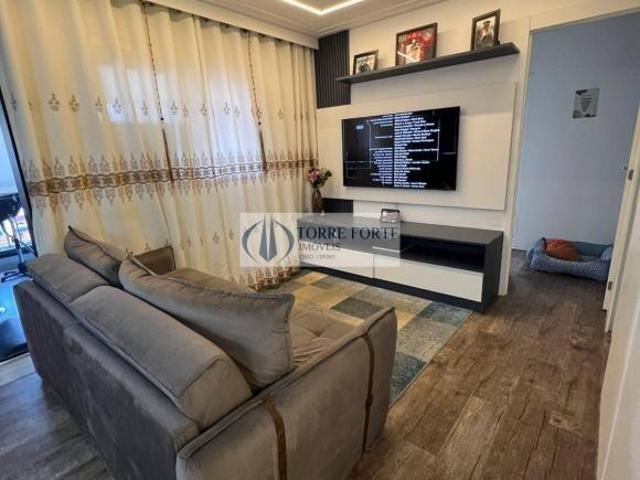 Belo Apartamento Mobiliado 2 Suítes, 1 Vaga e Varanda Gourmet no Tatuapé