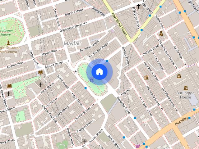 Berkeley Square, Mayfair, London, W1J