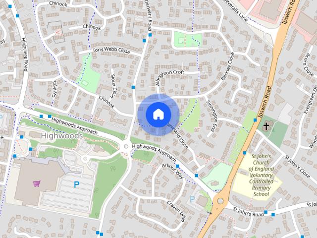 Berkley Close, Highwoods, Colchester, CO4