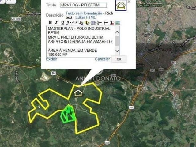 Betim Industrial Lote / Terreno à venda na Anuar Donato