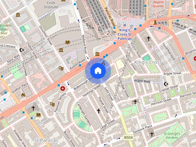 Bidborough Street, Bloomsbury, London, WC1H