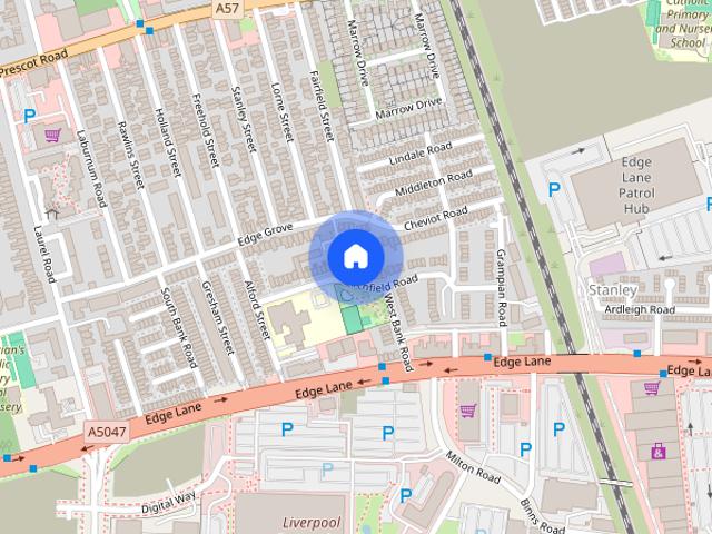 Birchfield Close, Fairfield, Liverpool, Merseyside, L7