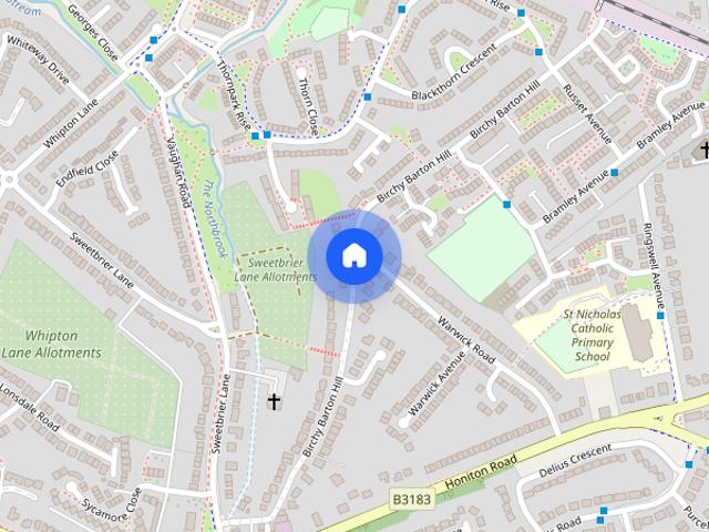 Birchy Barton Hill, Heavitree, Exeter