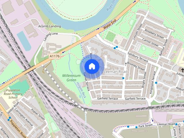 Bismarck Street, Leeman Road, York