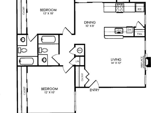 Boardwalk at Windcrest 2 Bedroom Apartment for Rent at 5341 Gawain Dr, San Antonio, TX 78218 Camelot