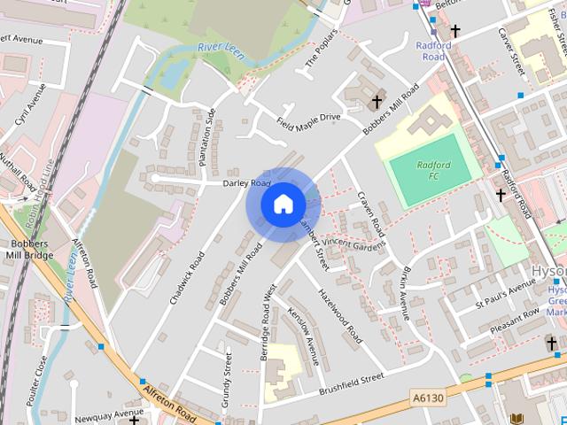Bobbers Mill Road, Nottingham, NG7