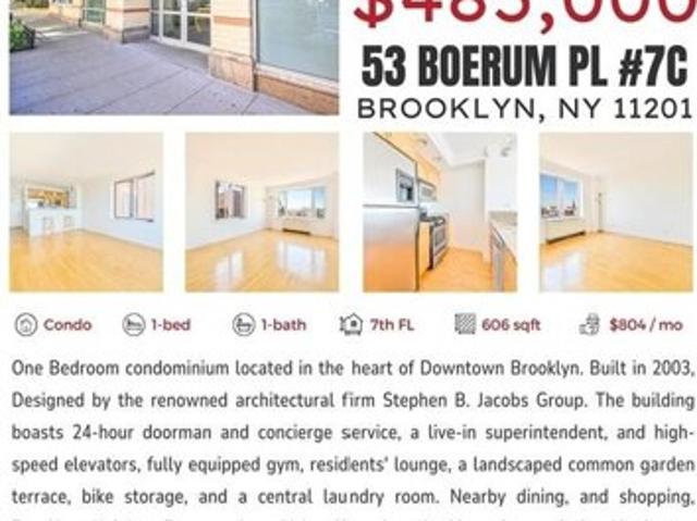 Boerum Pl Apt C, Brooklyn, Condo For Sale