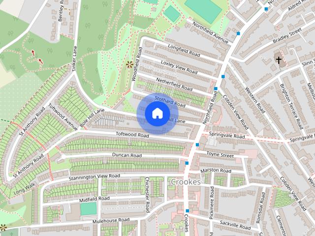 Bole Hill Lane, Crookes, Sheffield