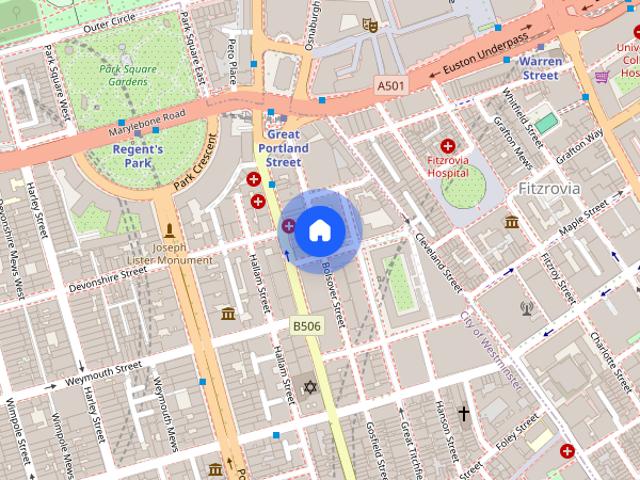 Bolsover Street, Fitzrovia & Covent Garden