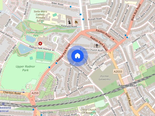 Bournemouth Gardens, Folkestone, Kent