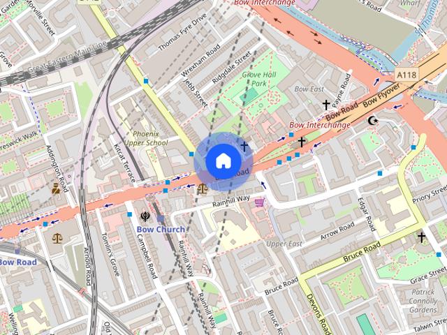 Bow Road, Bow, Stratford, London, E3 2SG