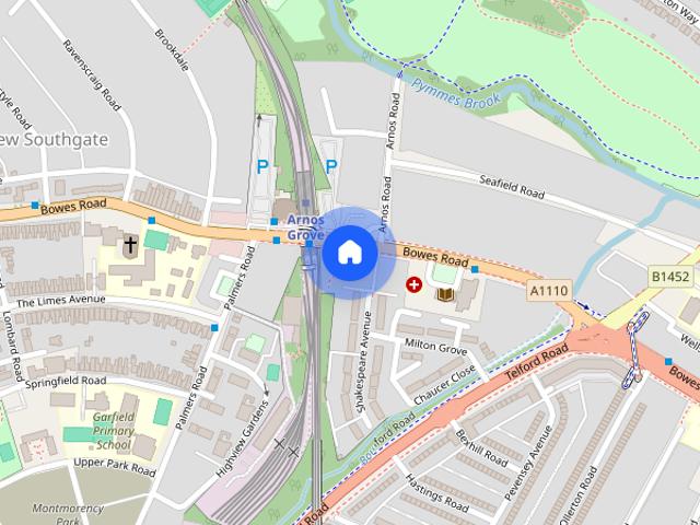 Bowes Road N11, Arnos Grove, London, N11