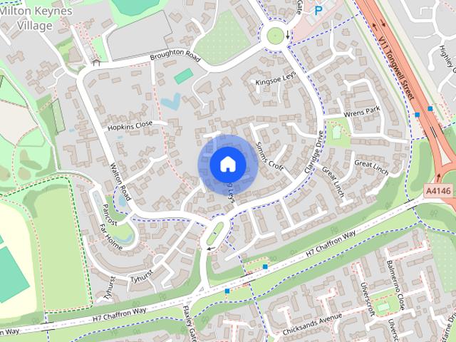 Bowling Leys, Middleton, Milton Keynes, Buckinghamshire, MK10