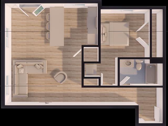 Blackstone Depot 1 Bedroom Apartment for Rent at 3820 Harney St, Omaha, NE 68131 Blackstone
