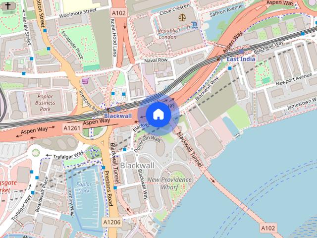 Blackwall Way, Canary Wharf, London, E14