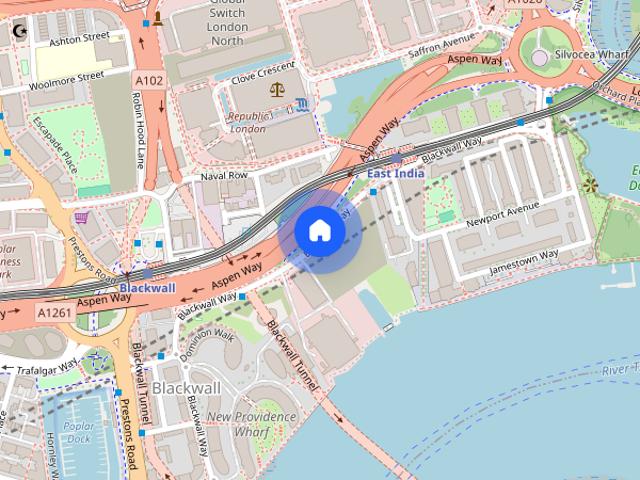 Blackwall Way, London