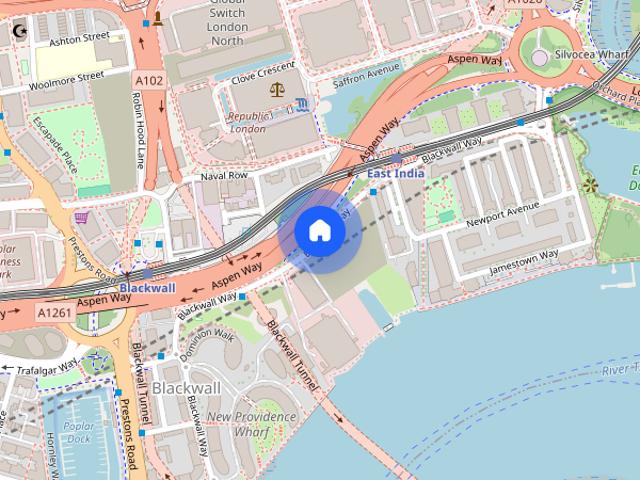 Blackwall Way, London
