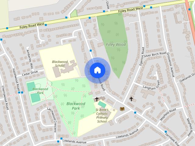 Blackwood Road, Sutton Coldfield, West Midlands, B74