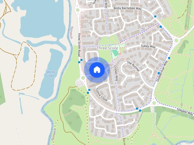 Bladewater Road, Three Score, Norwich, NR5