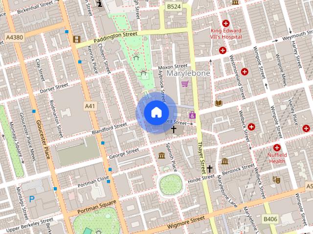 Blandford Street, London W1U