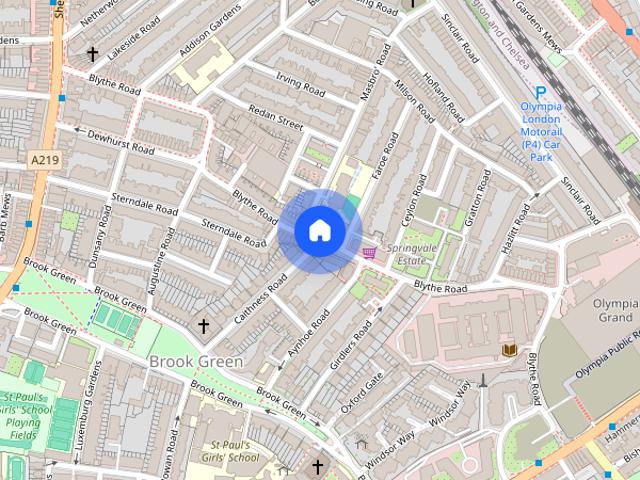 Blythe Road, Brook Green, London, W14