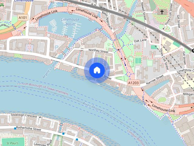 Blyth's Wharf, Narrow Street, Tower Hamlets, London, E14