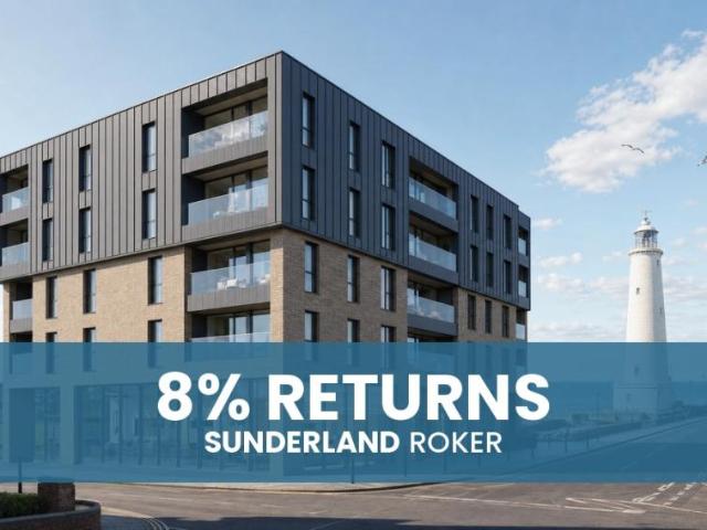 BMV Sunderland Apartment 8% Rental Yields Investment only