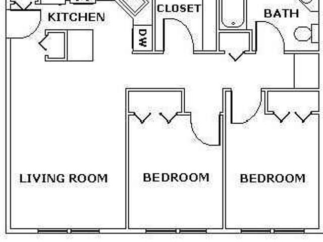BR2 2 Bedroom Apartment for Rent at 45 90 BUILDING 5 7: UNITS 45 90, Bozeman, MT 59718