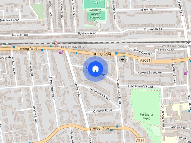 Browning Road, Worthing, West Sussex, BN11