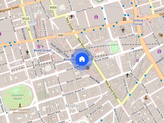 Brook Street, Greybrook House, Mayfair, London, W1K