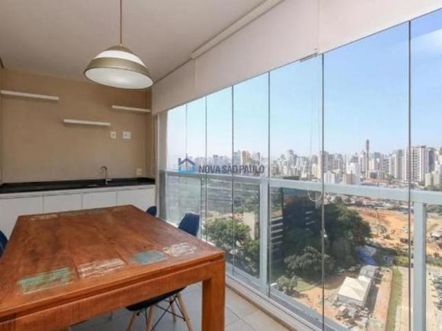 Brooklin / Vila Gertrude. 1 quarto, 1 vaga de garagem, mobiliado, lazer total