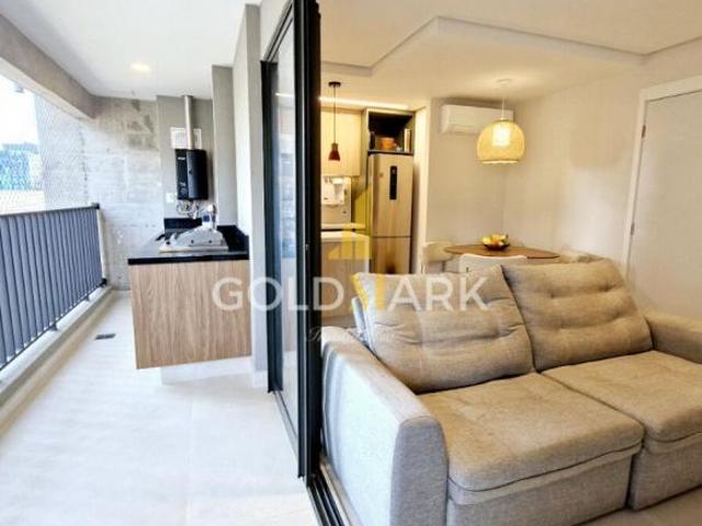 Brooklin Apartamento à venda Mobiliado com 3 quartos, sendo 1 suíte, 71m² com lazer Próximo metrô