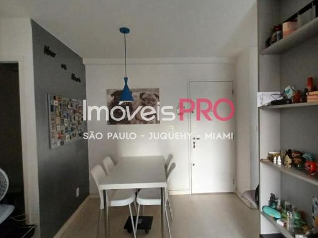 Brooklin, Apartamento com 54mts, 2 quartos, 1 vaga, prédio com lazer completo, a 500 metros metrô