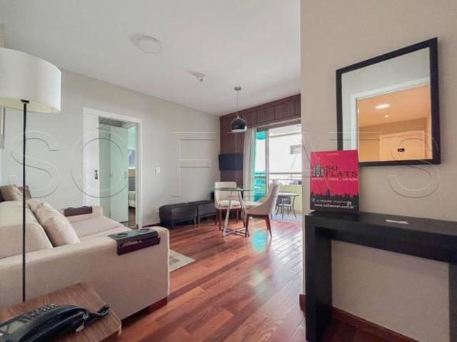 Brooklin: apartamento mobiliado próximo à Berrini e a Congonhas